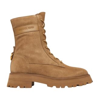 Michael Kors Botte lacets Caleb - Femme - Chaussures - Brun - Taille: 41 EU