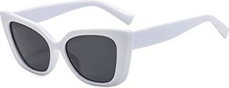 Generic Lunettes de soleil oeil de chat pour hommes et pour femmes, lunettes de soleil décoratives tendance, vacances en plein air, lunettes de soleil de plag