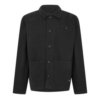 Vans London City Feldjacke f&uuml;r Herren, Brusttasche, Baumwollmischung, Regul&auml;r (Schwarz)
