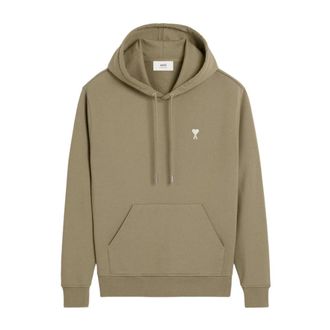 Ami Homme, Sweatshirts et sweats à capuche, Vert, Taille: 2XL Collection de Sweat en Coton