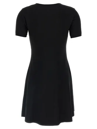 Valentino Garavani Womens Black Viscose Short Dress