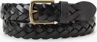 Levi's Ceinture En Cuir Tress&eacute;e - Homme - Noir / Black - 100