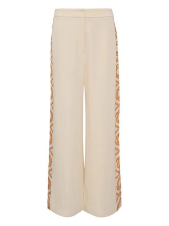 Alexis pantalon &agrave; d&eacute;tail de fente - Tons neutres