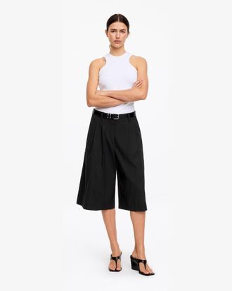Arket Elegante Weite Shorts -Schwarz