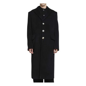 Junya Watanabe Manteau Long Cachemire - Homme - Manteaux - Noir - Taille: L