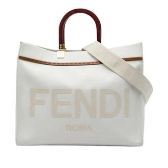 Fendi Pre-owned Sunshine Shopper - Femme - Pre-owned - Blanc - Taille: ONE Size