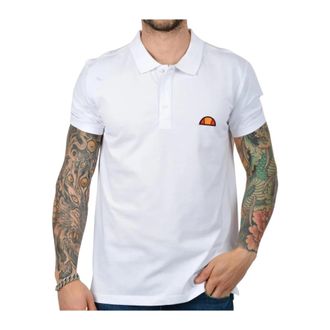 Ellesse Baumwoll-Polohemd mit Logo-Patch - - Tops - Herren - Wei&szlig; - XL
