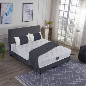 V6 Boxspringbetten Bestes Preis-Leistungsverhältnis (160 x 200 cm H3/H4, Anthrazit)