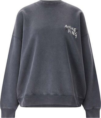 Anine Bing Sweatshirt Miles mit Print