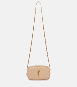 Saint Laurent Schultertasche Lou Mini aus Leder