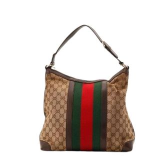 Gucci Pre-owned Le Hobo Web - - Pre-owned - Damen - Braun - ONE SIZE