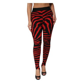 Dolce & Gabbana Femme, Pantalons, Multicolore, Taille: 36 FR Leggings Pants