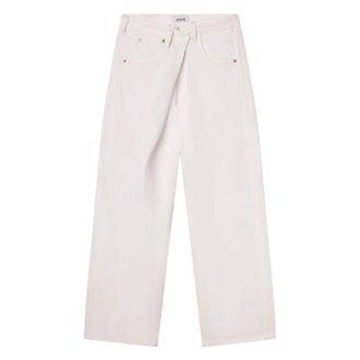 A Gold E Vana Fold Jean - - Jeans - Damen - Wei&szlig; - W24
