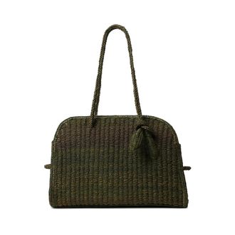 Jacquemus Femme, Sacs, Vert, Taille: ONE Size Le Turismo Raphia