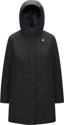 K-Way Femme, Manteaux, Noir, Taille: 40 FR Giubbotto lungo Sophie Soft To