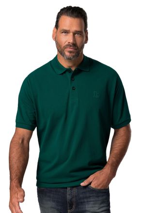 JP1880 Herren Polo Bauchfit Poloshirts, Dschungel Grün, 8XL