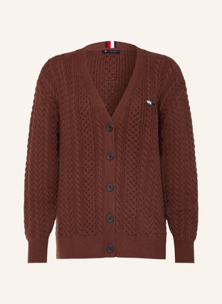 Tommy Jeans Strickjacke braun