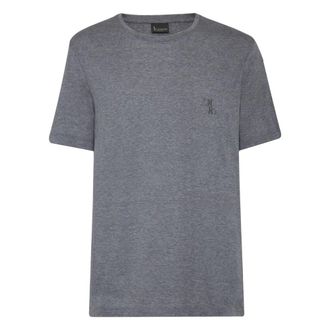Billionaire Boys Club Homme, Tops, Gris, Taille: 2XL T-Shirt Round Neck SS Crest