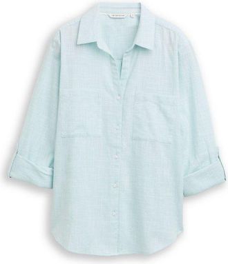 Tom Tailor Langarmbluse Blusen & Shirts Bluse mit Brusttaschen