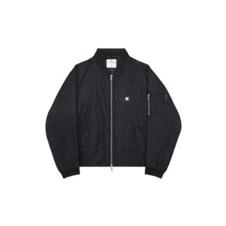 Courr&egrave;ges Embroidered Bomber Jacket - - Jackets - Herren - Schwarzk - S