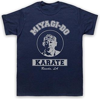 The Guns Of Brixton Karate Kid Mr Miyagi T-Shirt des Hommes, Bleu Fonce, Medium