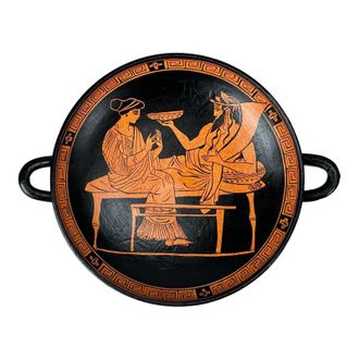Generic Goddess Persephone and Hades in The Underworld Kylix Antike griechische Vase Kopie