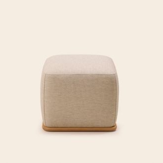 Madura Pouf Arnel Cosmic naturel chin&eacute; - BEIGE