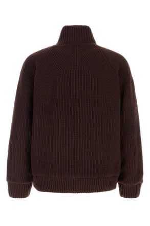 Carhartt Work in Progress Ribbed Knit Jacket - Brown