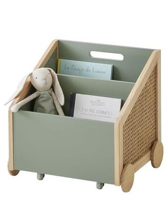 Vertbaudet Coffre de Rangement cannage Ligne PO&Eacute;SIEvertTU