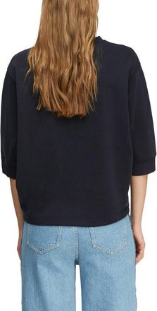 Comma Sweater mit Rundhals und Halbarm