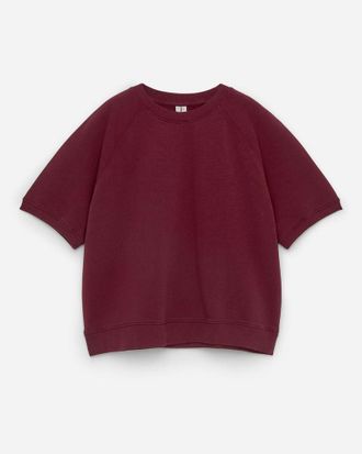 Arket Sweatshirt Aus French Terry -Rot