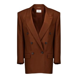 Saint Laurent Damen, Jacken, Braun, SGr&ouml;&szlig;e