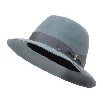 Borsalino Alessandria Medium Hat Made in Italy - - Accessories - Herren - Blau - 58 CM