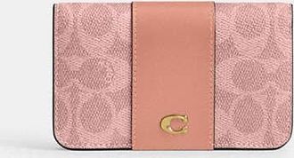 Coach Essential Schmales Kartenetui Aus Signature-Canvas