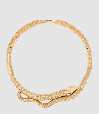 Aurélie Bidermann Collier Tao Serpent Doré