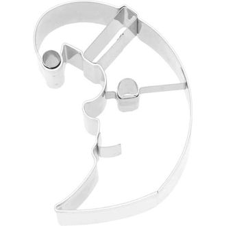 RBV BIRKMANN Birkmann, Ausstechform Weihnachtsmond, Edelstahl, 2,5×5,3×7?cm