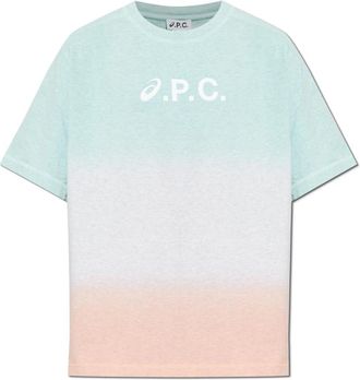 A.P.C. A.p.c., Homme, Tops, Multicolore, Taille: XS Wind Dip Dye T-Shirt