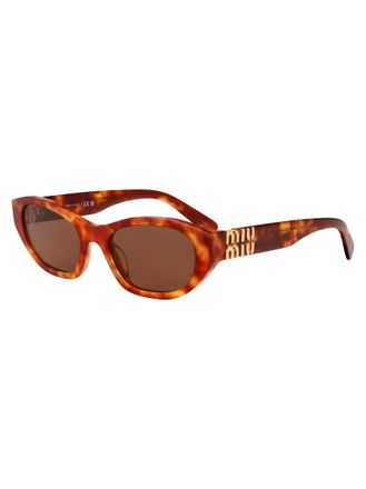 Miu Miu Womens Sunglasses 0mu A03s Light Havana Acetate