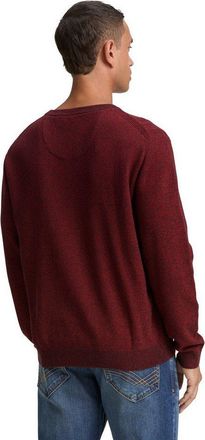 Tom Tailor Strickpullover STRUCTURED CREWNECK KNIT aus Baumwolle