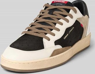 Crime London Sneaker aus Leder mit Schnürung Modell CHELSEA