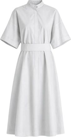 Liviana Conti Femme, Robes, Gris, Taille: 36 FR Midi Shirt Dress