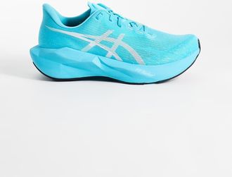 Asics Novablast 6 baskets de running bleu aqua