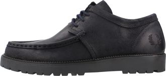 Fred Perry Homme, Chaussures, Noir, Taille: 45 EU Laced Chaussures