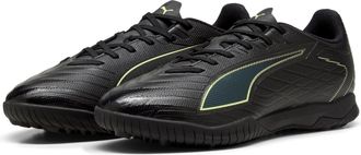 Puma Unisex Ultra 6 Play Tt Fu&szlig;ballschuh, Puma Black Fizzy Light Green Terrain, 40.5 EU