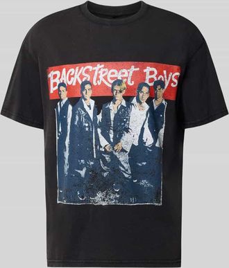 Mister Tee Relaxed Fit T-Shirt aus reiner Baumwolle Modell Backstreet Boys
