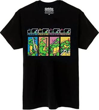 Teenage Mutant Ninja Turtles TEENAGE MUTANT NINJA Tortues t-Shirt Mens TMNT Arcade Jeu rétro Top S