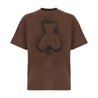 Palm Angels Homme, Tops, Brun, Taille: S T-shirt