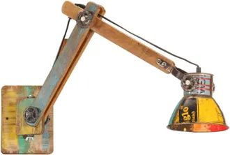 vidaXL Applique Style industriel Multicolore Ronde E27