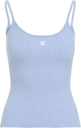 Courrèges Damen, Oberteile, Blau, XSGröße