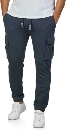 Riverso Cargo Jogginghose Herren Baumwolle lang Regular Fit RIVLoris Cargohose Sporthose Trainingshose Freizeithose Taschen Blau XXL, Gr&ouml;&szlig;e:XXL, Farbe:Navy